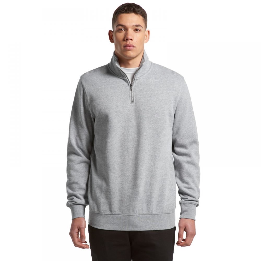 Mens Stencil Half Zip Crew