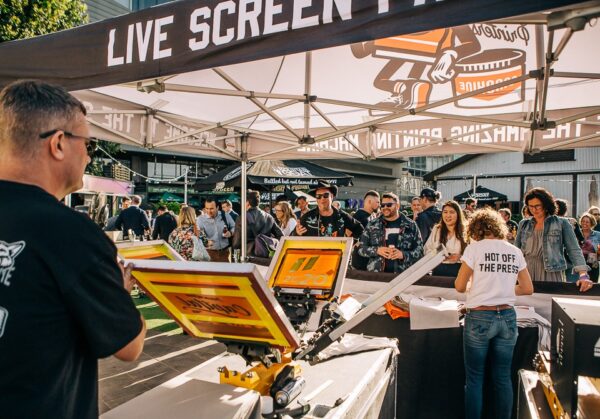 Live Screen Printing - Melbourne